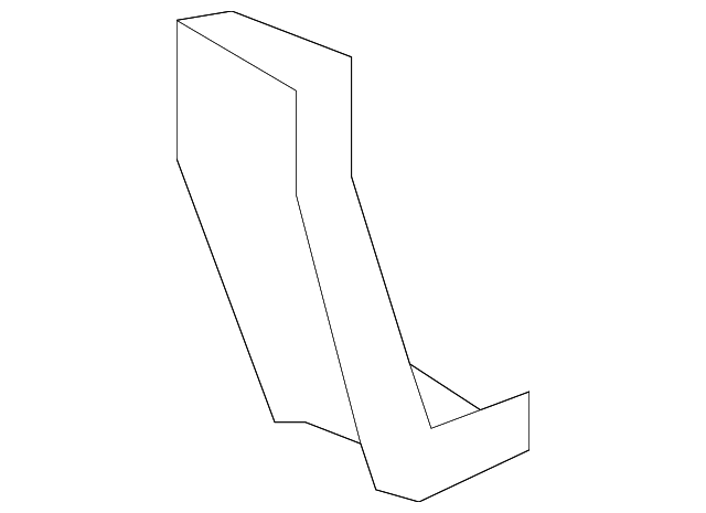 86636-F6100 - Impact Bar Lower Bracket 2017-2019 Kia Cadenza | Kia ...