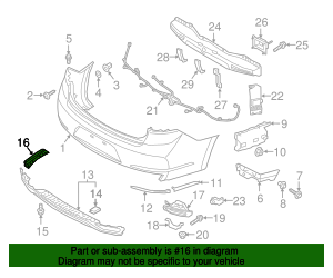 2017-2019 Kia Cadenza Side Cover - Driver's Side (LH) 86627-F6000 ...