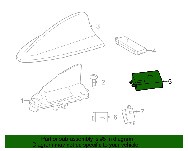 65209325735 - 2012-2021 BMW Antenna Amplifier (65-20-9-325-735) | BMW ...