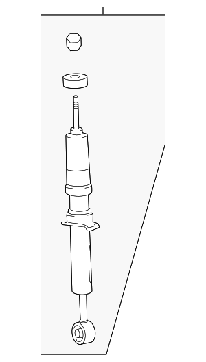 48510-34040 - Shock Absorber - 2011-2020 Toyota Sequoia | Toyota Parts ...