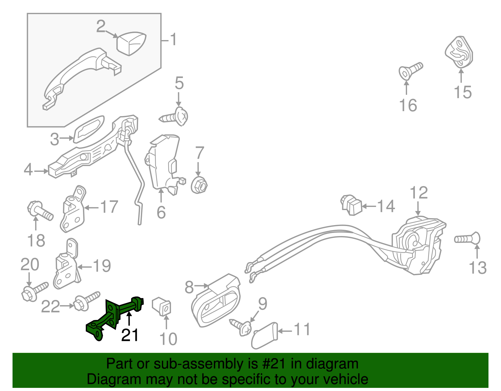D651-58-270D - Door Check 2011-2014 Mazda 2 | Florida Mazda Parts