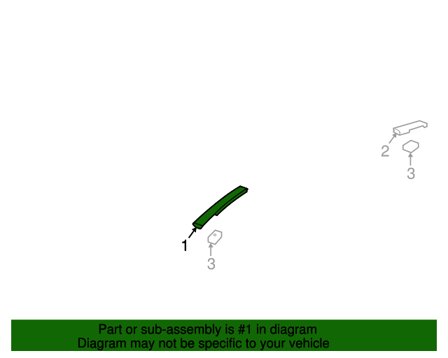 2013-2022 GM Molding 42577928 | TascaParts.com