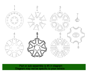 2014-2022 Toyota 4Runner Wheel Disc 42611-35601 | OEM Parts Online