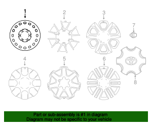 2010-2023 Toyota 4Runner Spare Tire 42611-35430 | OEM Parts Quick