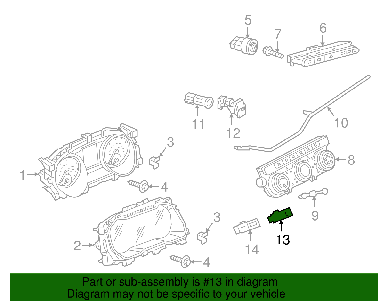 2018-2019 Volkswagen Atlas USB Port 5Q0-035-726-M | OEM Parts Online