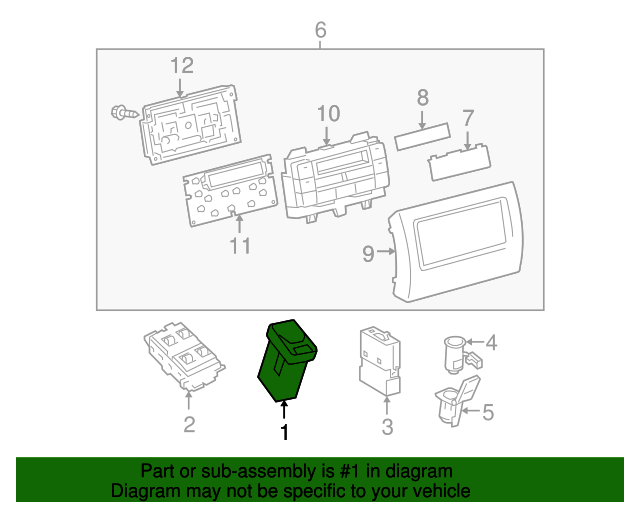 2020-2021 Lexus GX460 Adapter 86190-30040 | OEM Parts Online