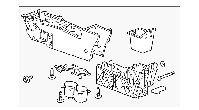 2012-2013 Buick Verano Center Console 22865943 | GMPartsDirect.com
