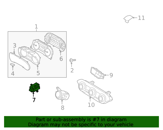 93790-M6100WK - Hazard Switch 2019-2024 Kia Forte | Kia.Parts Store
