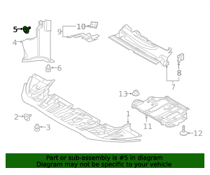 2010-2022 Ford Transit Connect Side Shield Screw W700501-S442 ...