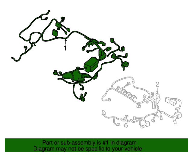 91204-A7622 - Wire Harness - 2015-2016 Kia Forte | Kia Auto Parts