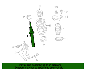 31658004 - Suspension Strut 2016-2022 Volvo | AutoNationParts.com