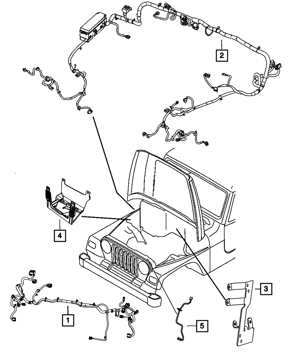 2007-2018 Jeep | Jumper Wiring | 68274527AA | Mopar Auto Parts Direct