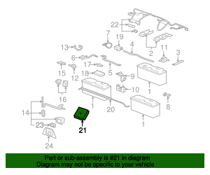 2006-2007 GM Battery Energy Control Module 19116094 | QuirkParts