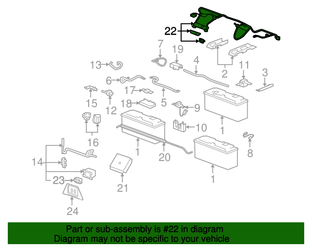 2005-2007 GM Battery Low Voltage Cutoff Module Wiring Harness 88988030 ... 2005-2007 GM Battery Low Voltage Cutoff Module Wiring Harness 88988030 ...
