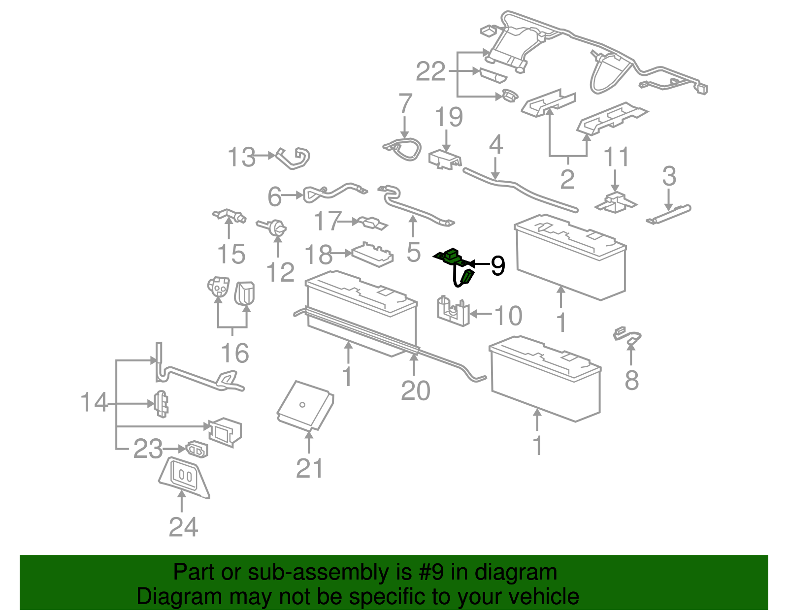 GM 88986968 Battery Temp Sensor | Genuine GM & AC Delco OEM Parts ...