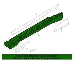 2014-2021 BMW Rocker Panel Guard 51-75-7-368-598 | AutoNationParts.com