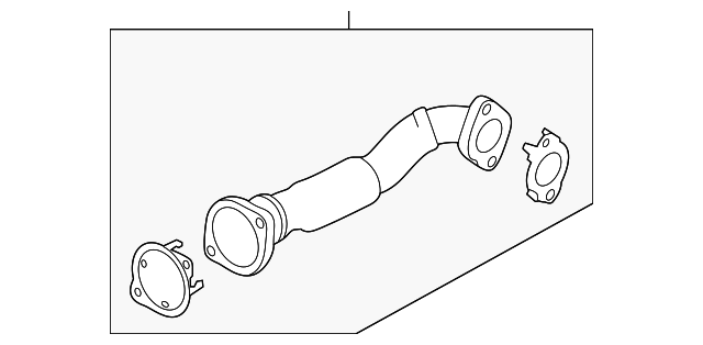 2015-2021 Land Rover Exhaust Gas Re-Circulation (Egr) Tube LR078917 ...