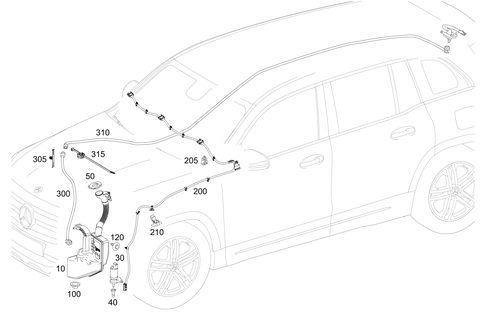 Windshield Washer for 2023 Mercedes-Benz GLB 250 | Mercedes-Benz USA Parts