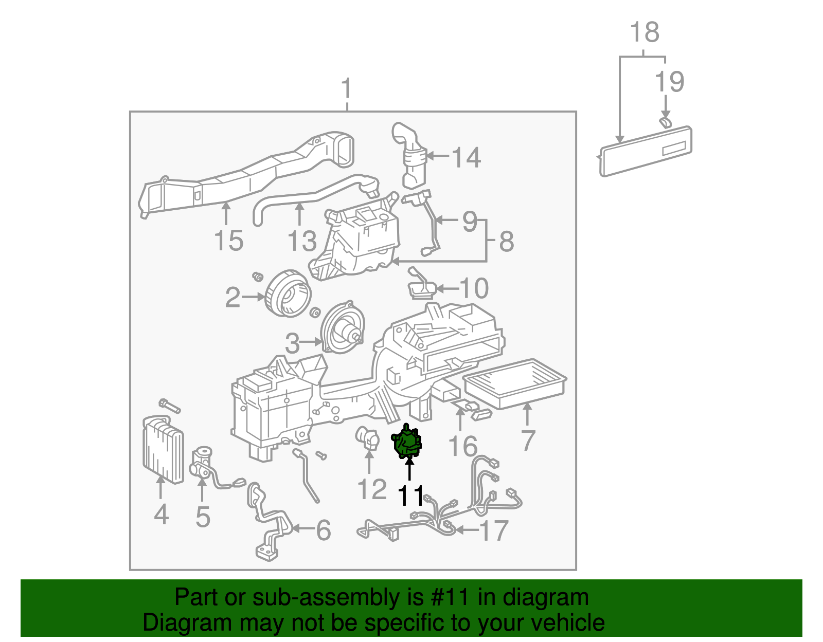 87106-30420 - HVAC Blend Door Actuator 2001-2006 Lexus LS430 ...