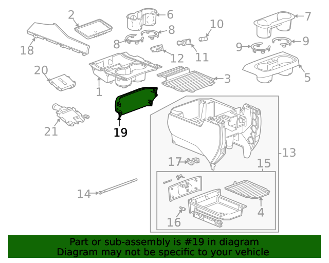 2021-2023 GM Front Trim 84548815 | GMPartsDirect.com