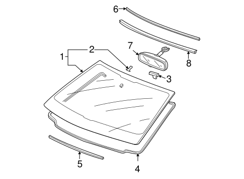 2009 Honda Accord Windshield