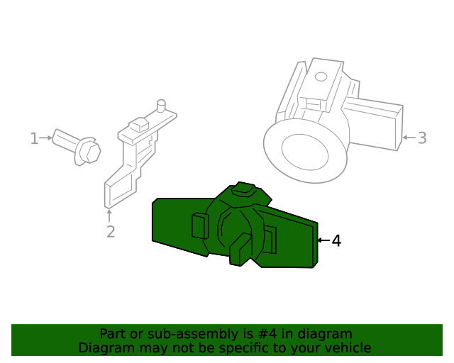 28533-4CC5B - Sensor Protector - 2019-2023 Nissan | Nissan OEM Parts Direct
