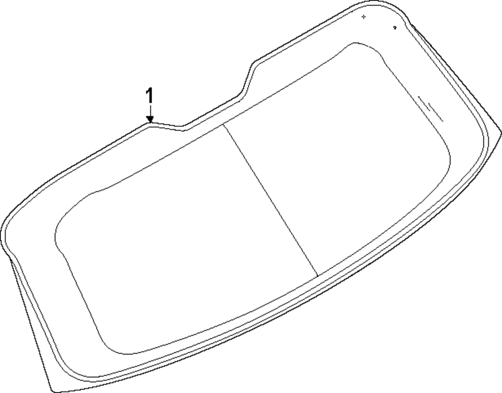 2024-2025 Lincoln Nautilus Lift Gate Glass R2TZ-5842006-B | Ford OEM ...