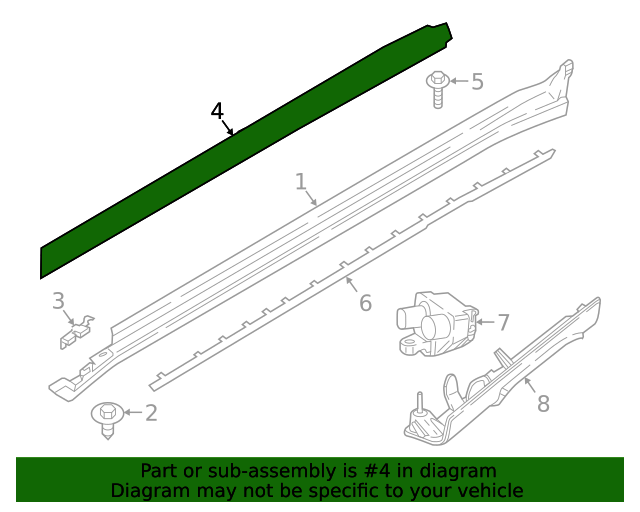 51777425460 - 2019-2023 BMW X5 Support Panel (51-77-7-425-460) | BMW of ...