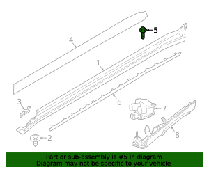 Genuine BMW 07-14-7-358-254 | Support Panel Screw | FREE Shipping on ...
