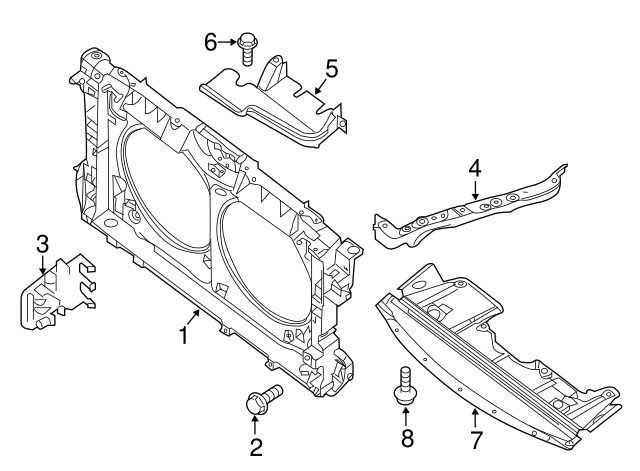 2007-2014 Nissan Under Cover 75890-JA00E | OEM Parts Online