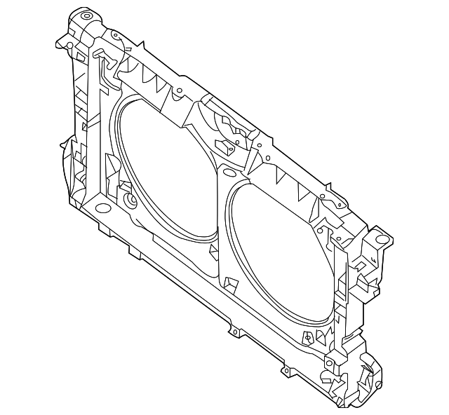 62500-9N00A - Radiator Support 2009-2014 Nissan | Nissan Parts ...