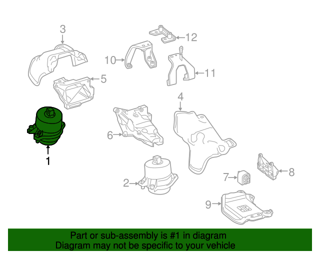2015-2017 Mercedes-Benz S 600 Front Mount 222-240-10-00 | MB OEM Parts