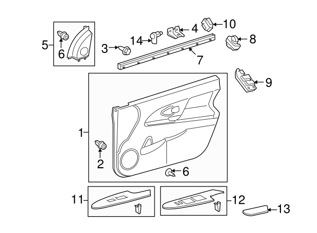 2000-2014 Toyota Door Jamb Switch 84231-52010 | OEM Parts Online