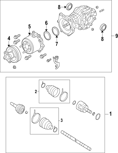 Rear Axle for 2020 Nissan Pathfinder | Nissan OEM Parts Direct