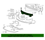 2006-2011 Cadillac DTS Front Bumper Energy Absorber 15247630 ...