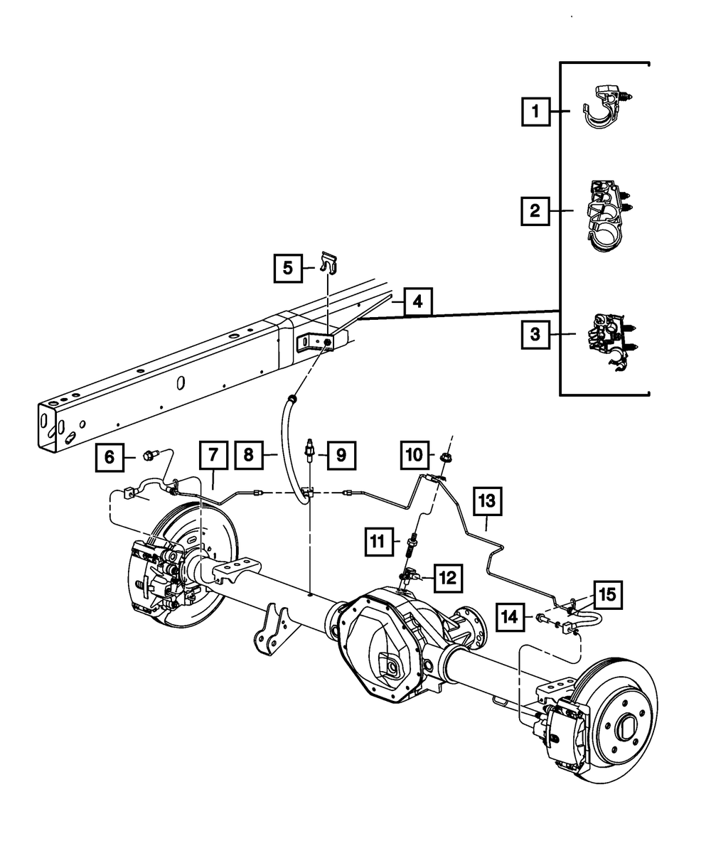 2012-2013 Ram Brake Tube And Hose Assembly 4779799AC | Mopar eStore