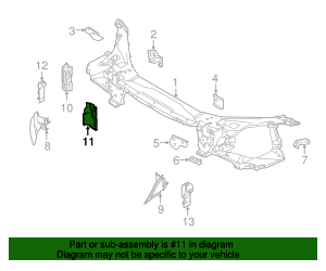 31353296 - Air Guide - 2012-2018 Volvo | Volvo OEM Parts Direct