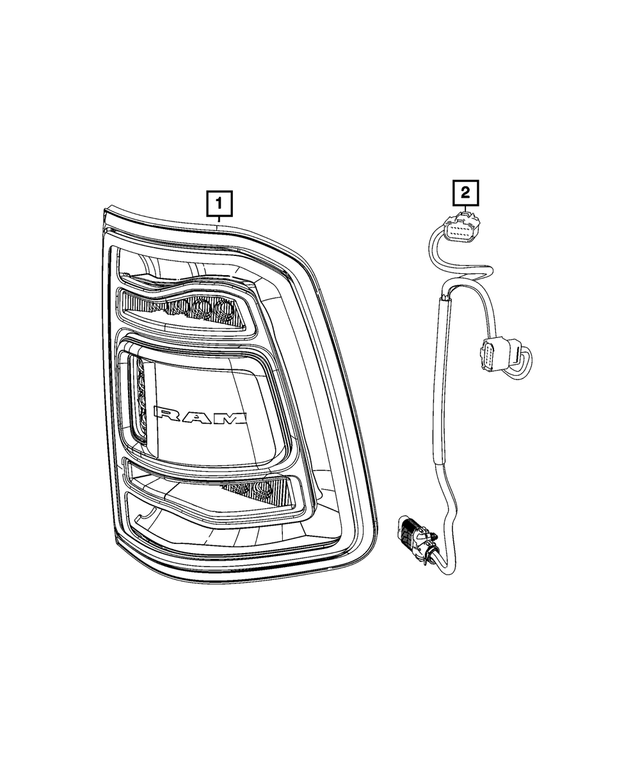 2021 Ram 1500 Jumper Wiring 68489300aa | My Mopar Parts