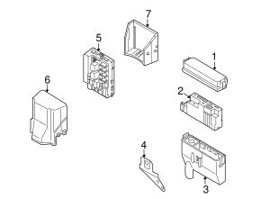 2003 Nissan IPDM Integrated Power Distribution Module 284B7-AL51B ...