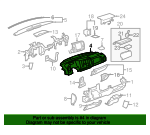 2012-2014 GM Ebony Instrument Panel 23224738 | GM Parts Center