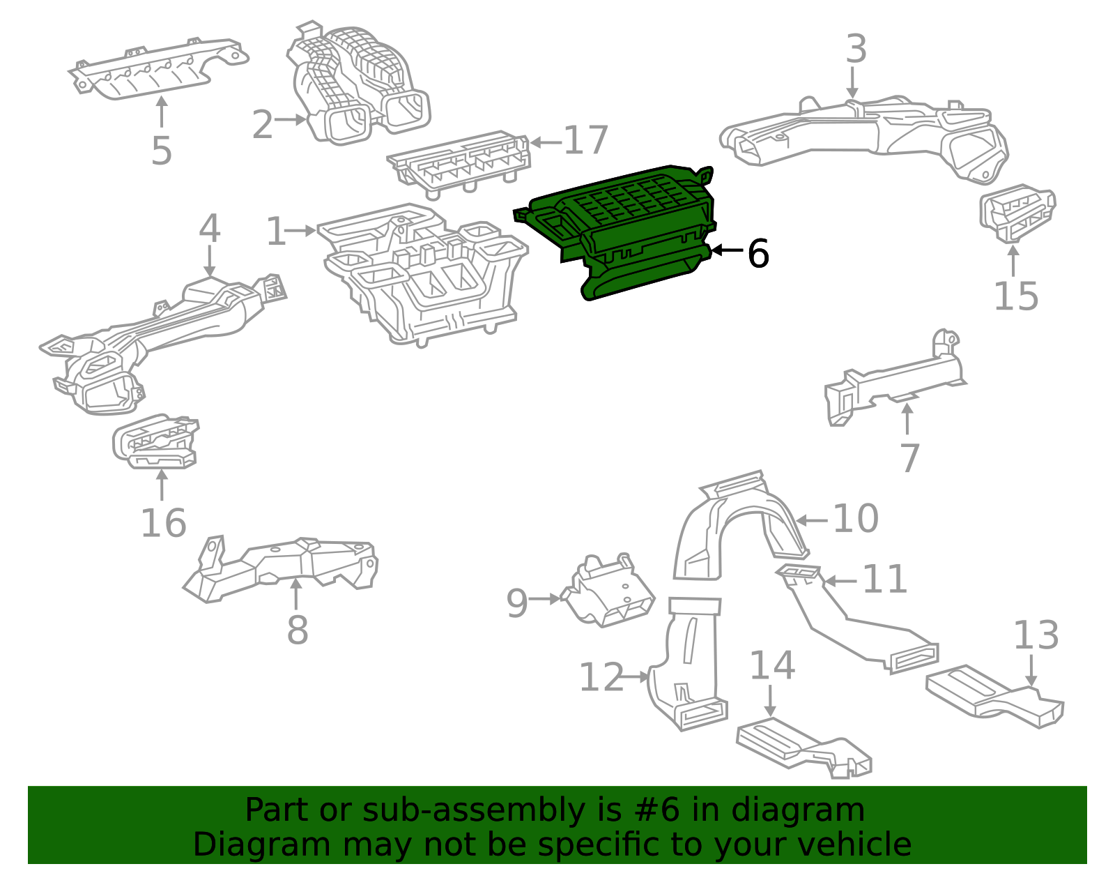 2020 Toyota Corolla Air Duct 87220-02190 | Toyota Parts Center
