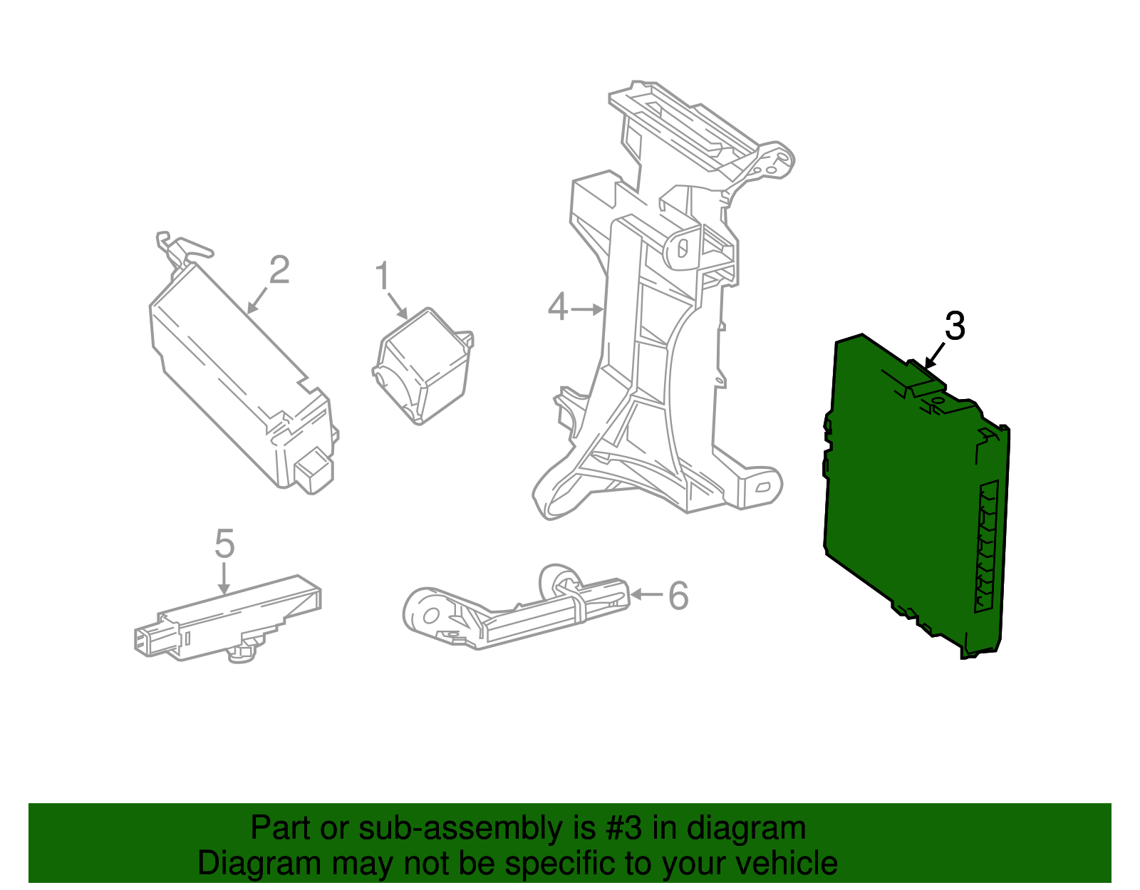 2020 Toyota Camry Keyless Entry Module 89990-06330 | Toyota Parts Center