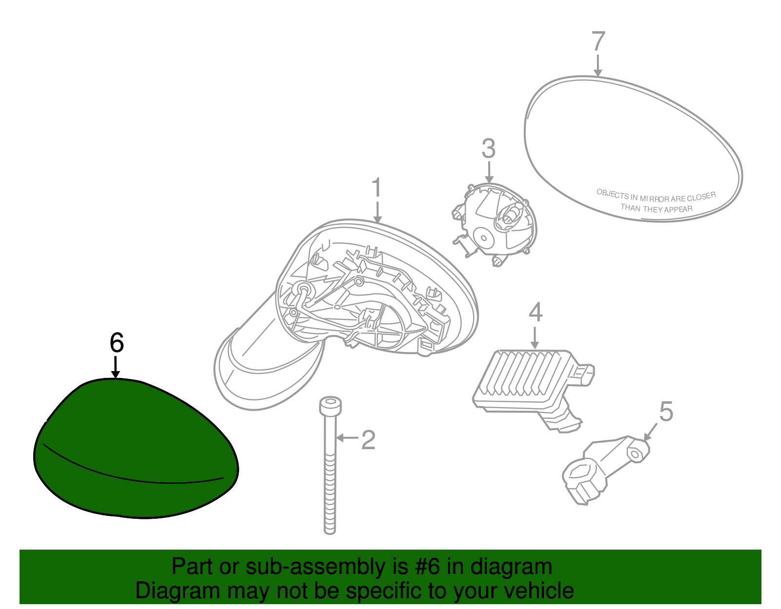 51-16-7-401-230 - Mirror Cover | BMWPartsHub