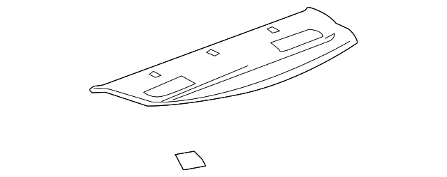 64330-33530-B0 - Pkg Tray Trim - 2006 Toyota Camry | OEM Genuine Toyota ...