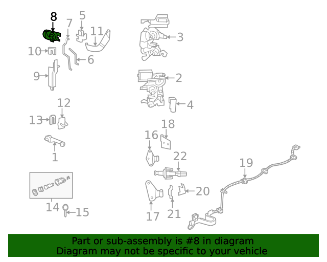 2011-2018 Jeep Handle 68059175AA | Mopar Parts Canada