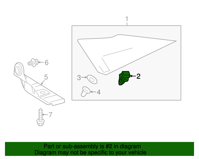 90467-08225 - Wheel Opening Molding Clip - 2013-2022 Toyota | OEM ...