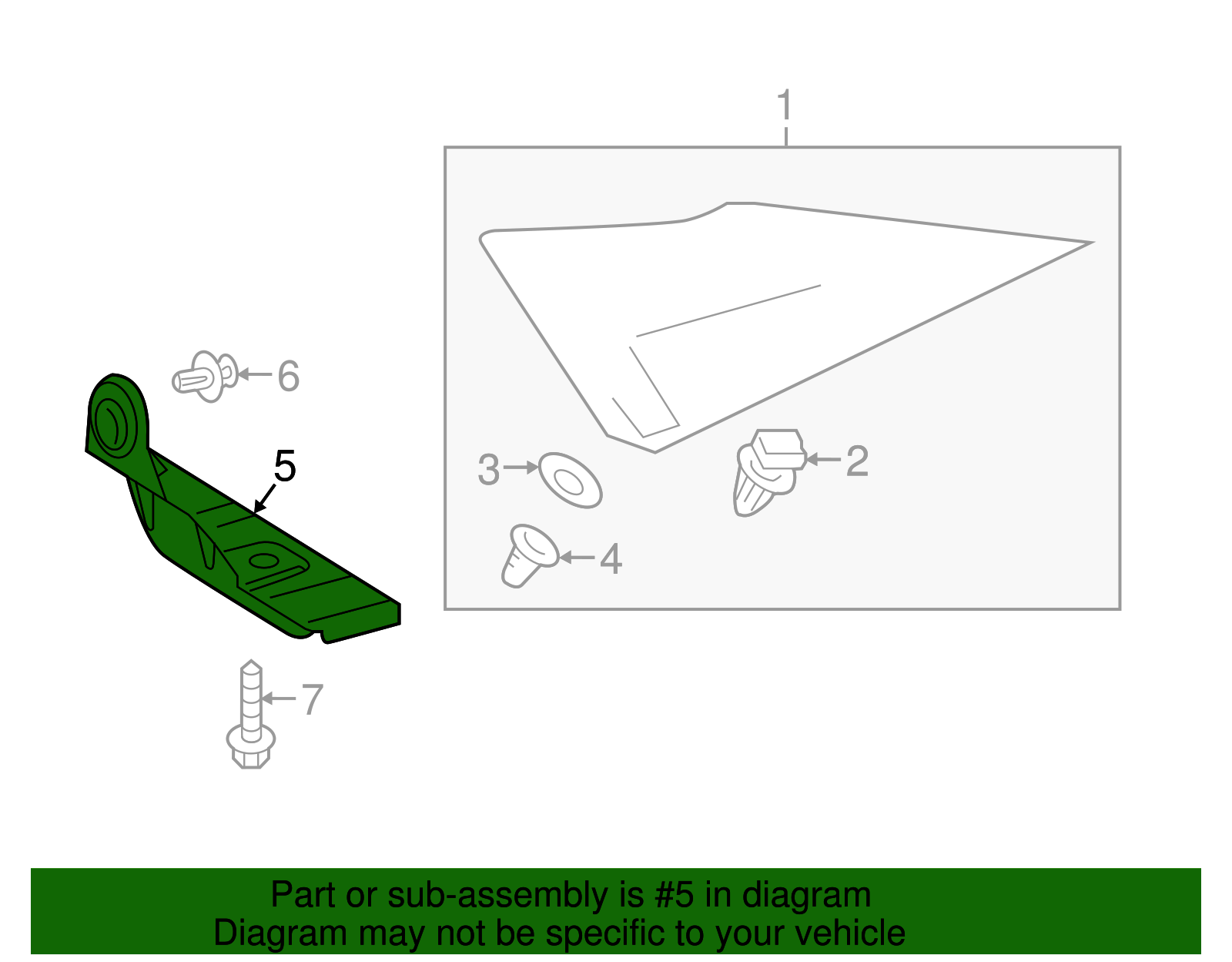65632-47080 - 2016-2022 Toyota - Deflector | Nucar Toyota Parts