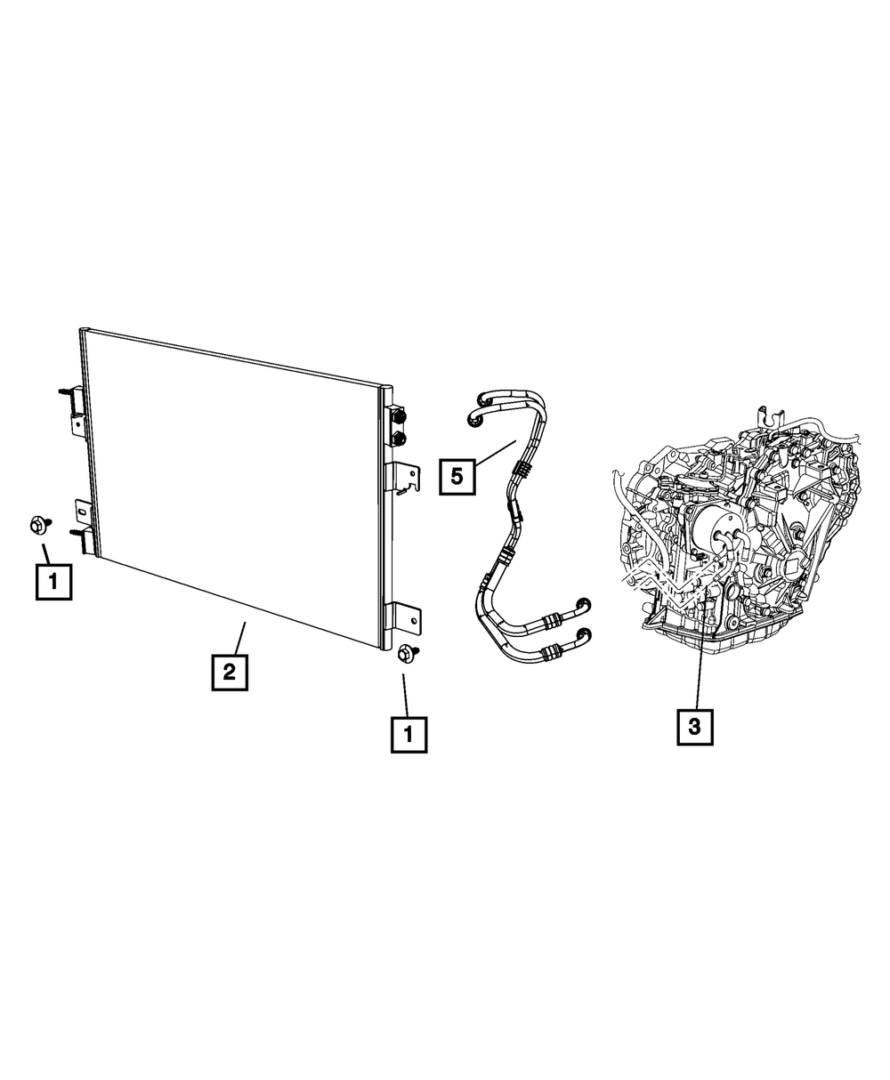 68078998AC - Transmission Oil Cooler Hose 2010-2017 Mopar | Mopar-Direct