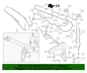 4M8-955-988 - Windshield Washer Nozzle 2019-2024 Audi | AutoNation Parts