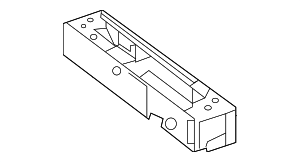 222-505-04-40 - Auxiliary Radiator Upper Bracket 2013-2021 Mercedes ...